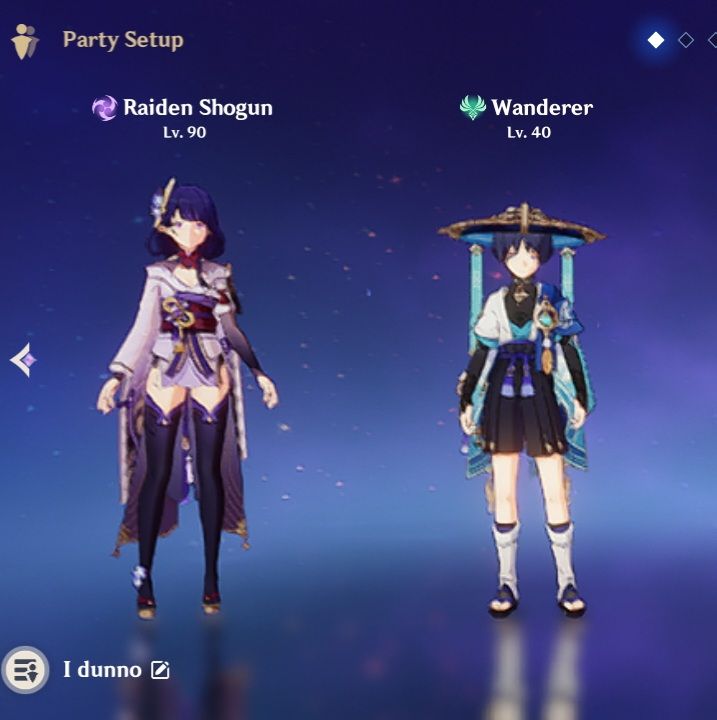 i got wanderer 40 pulls in... So I put him on the same team as his mom ...