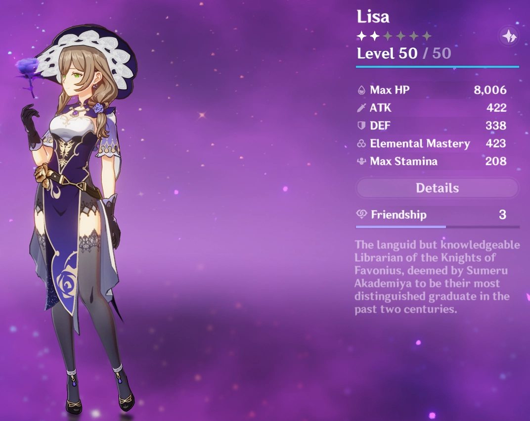 Please give me some tips on how to build Lisa... is EM good for her ...