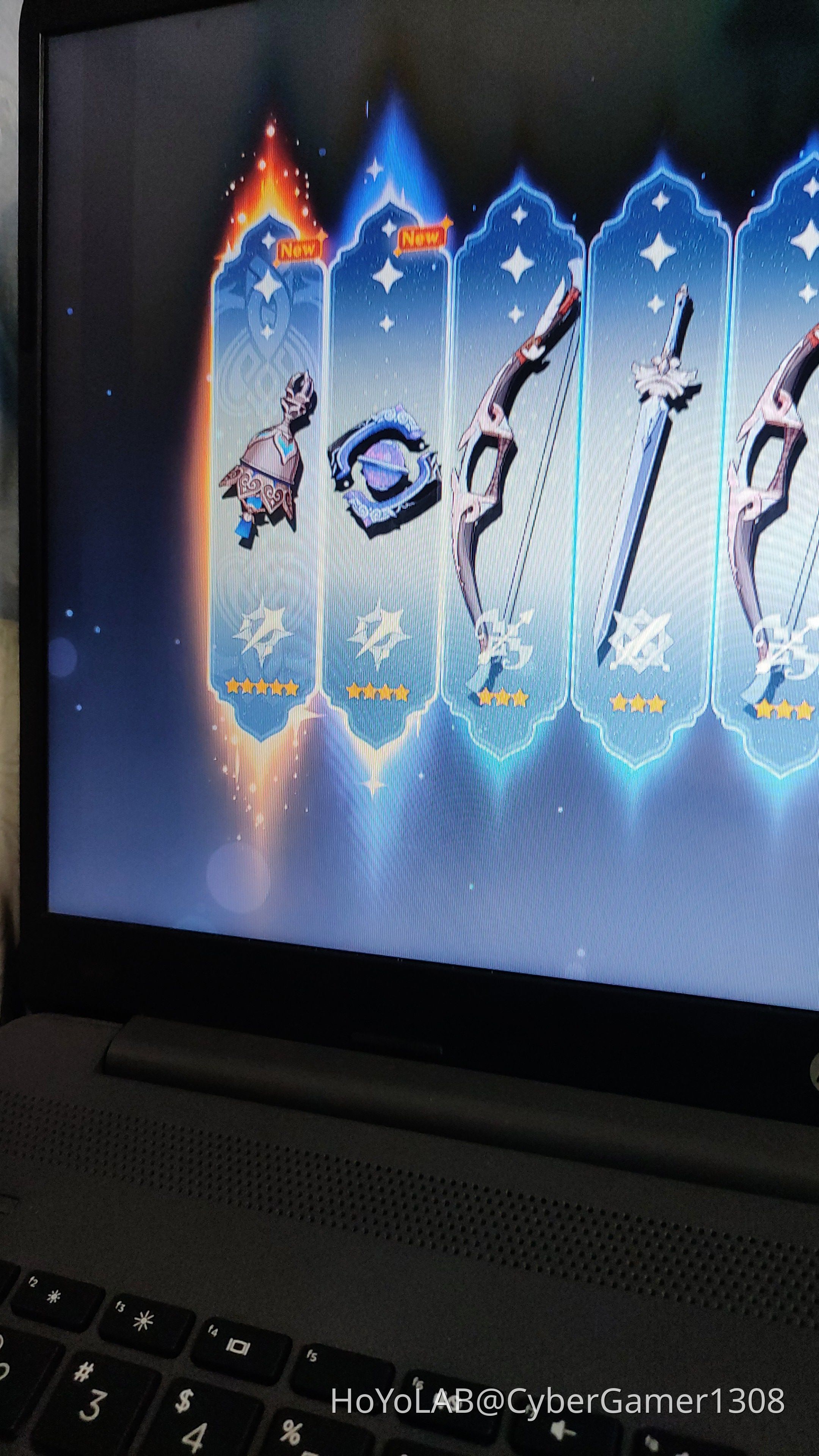 I won the Wanderer and his dps weapon. Genshin Impact | HoYoLAB