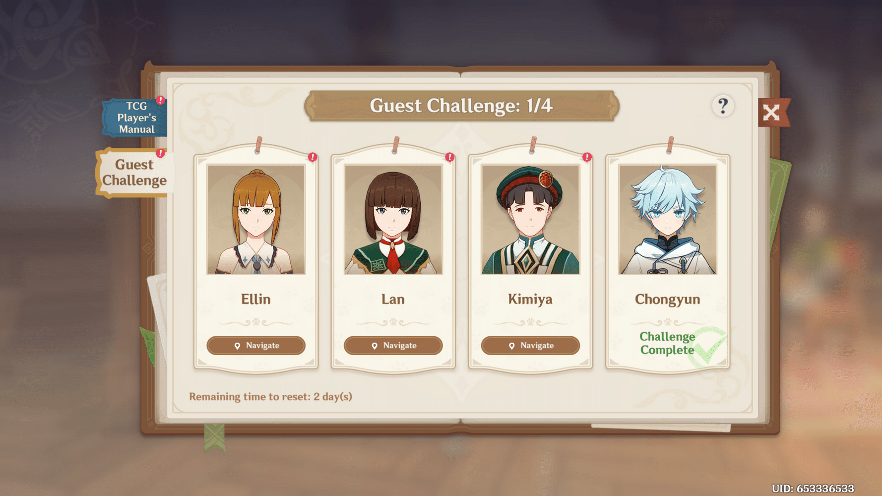 Genius Invokation TCG Tavern Guest Challenge Tips + Chongyun Genshin ...