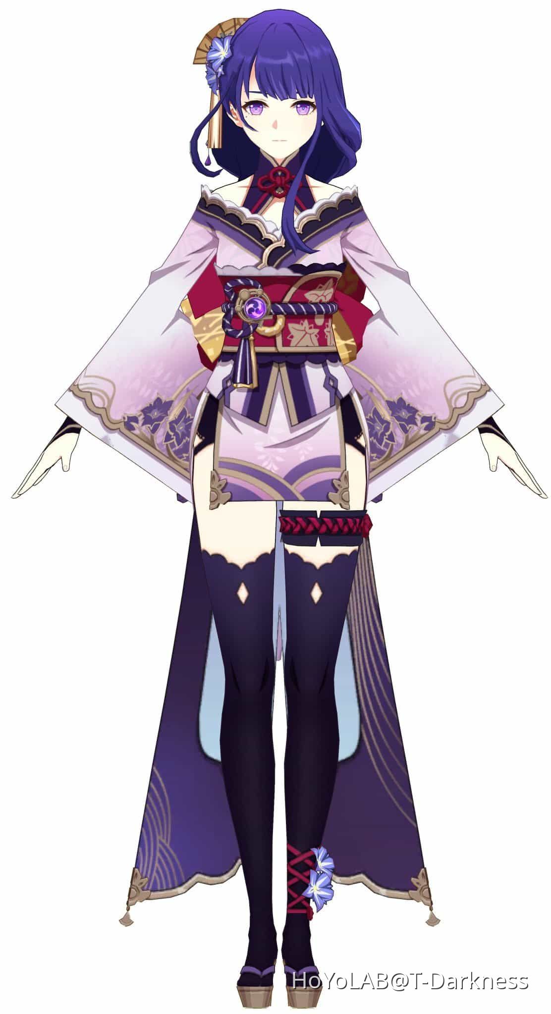 look at this, it's new skin for Ei 🐧 Genshin Impact | HoYoLAB