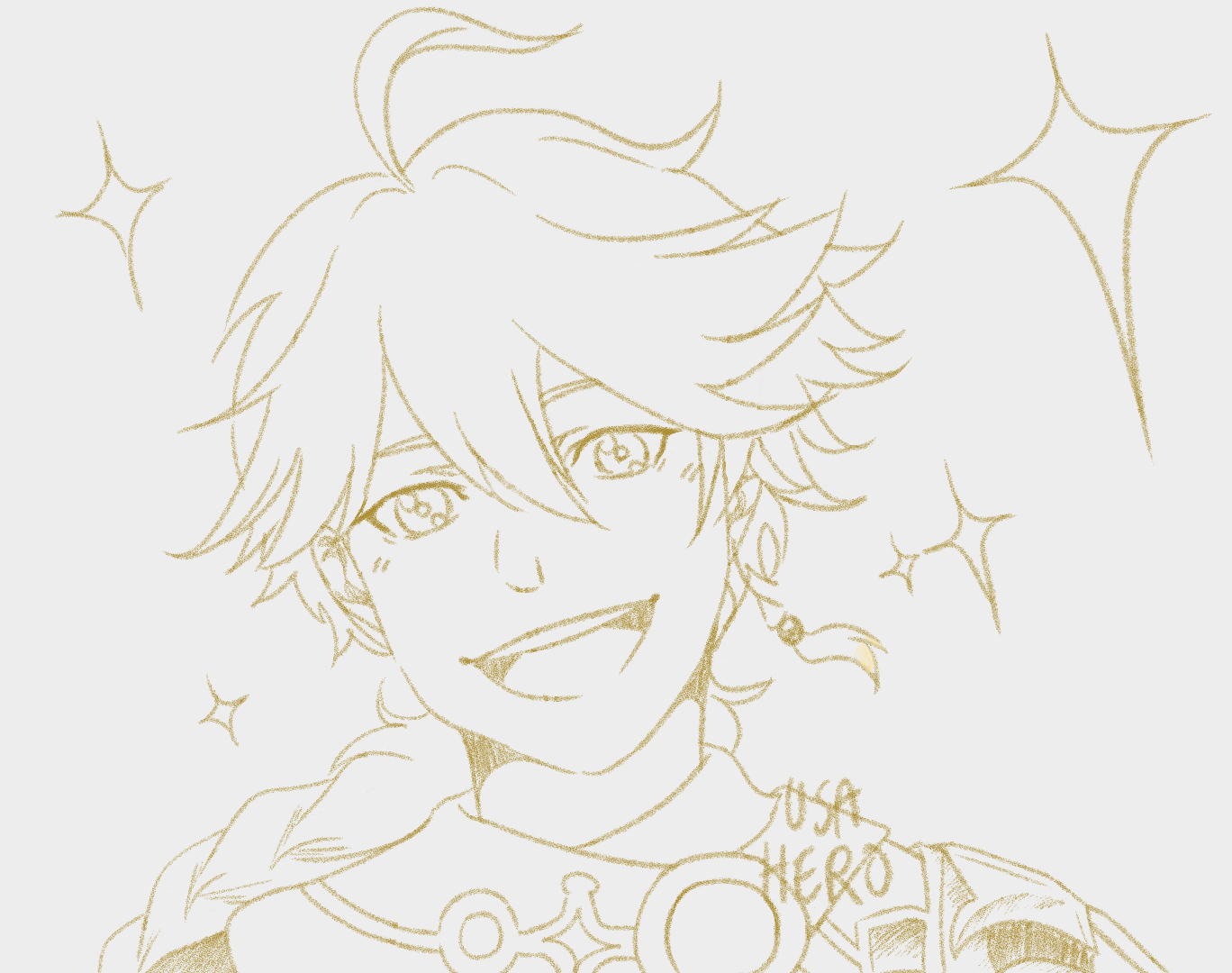 Aether Sketch Genshin Impact | HoYoLAB