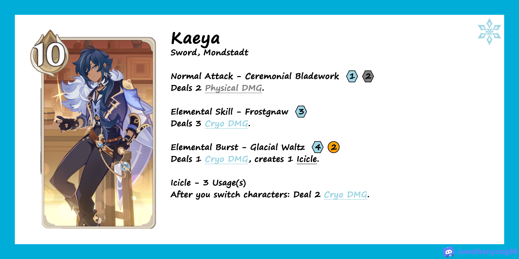 Genius Invokation TCG | Character Cards Guide + Ratings [1] Genshin ...