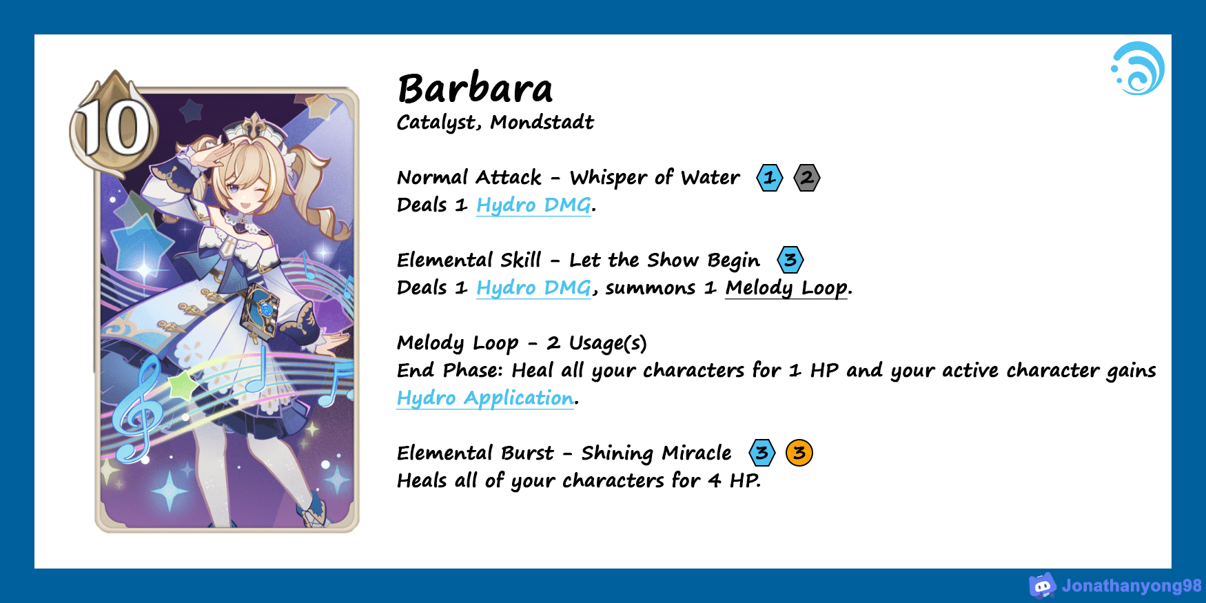 Genius Invokation TCG | Character Cards Guide + Ratings [1] Genshin ...