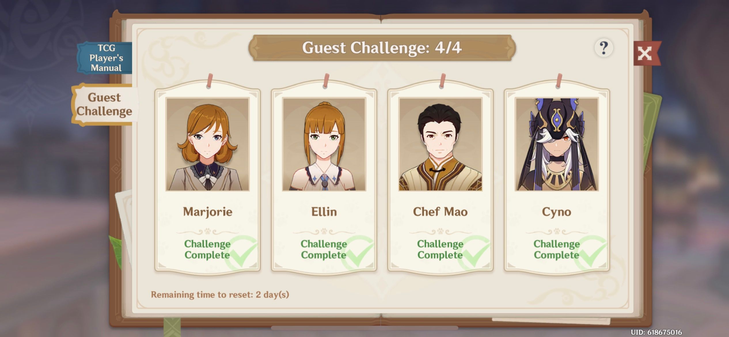 The Weekly TCG Challenges: Cyno Genshin Impact | HoYoLAB