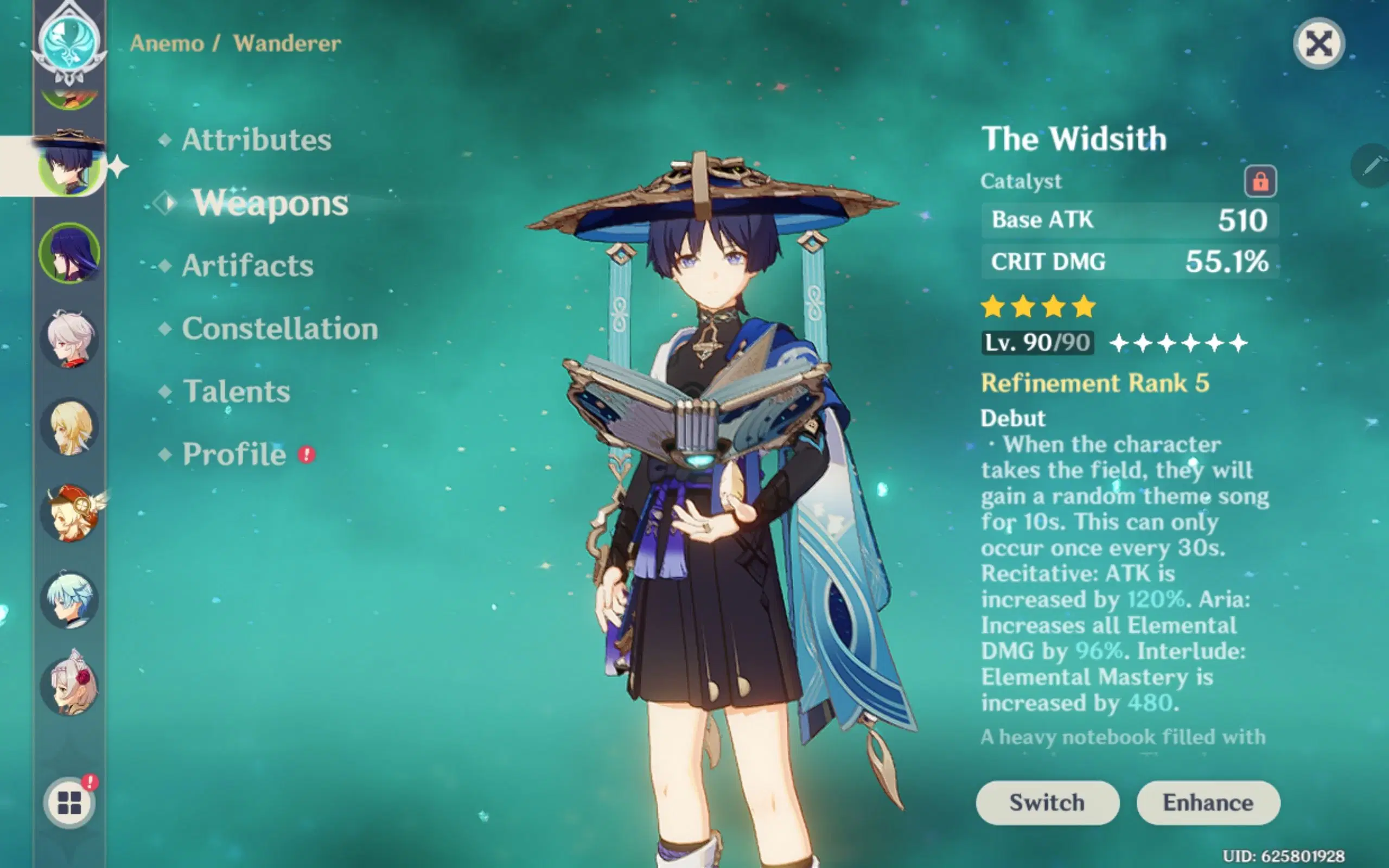 Wanderer Build Genshin Impact | HoYoLAB