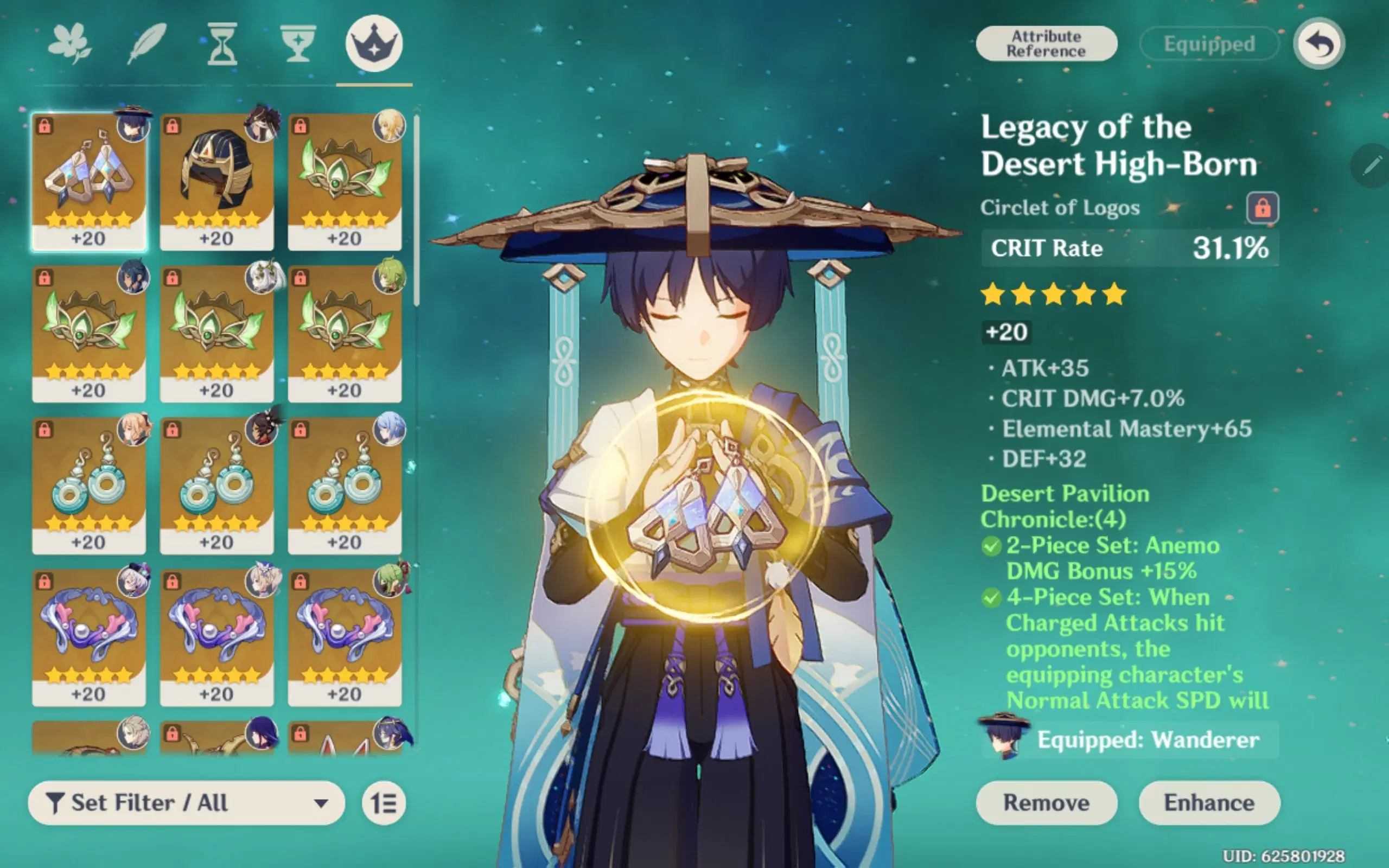 Wanderer Build Genshin Impact | HoYoLAB