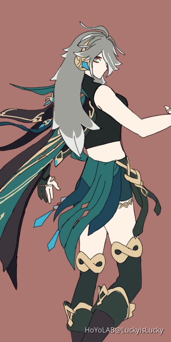 Genderbent Alhaitham WIP2 Genshin Impact | HoYoLAB