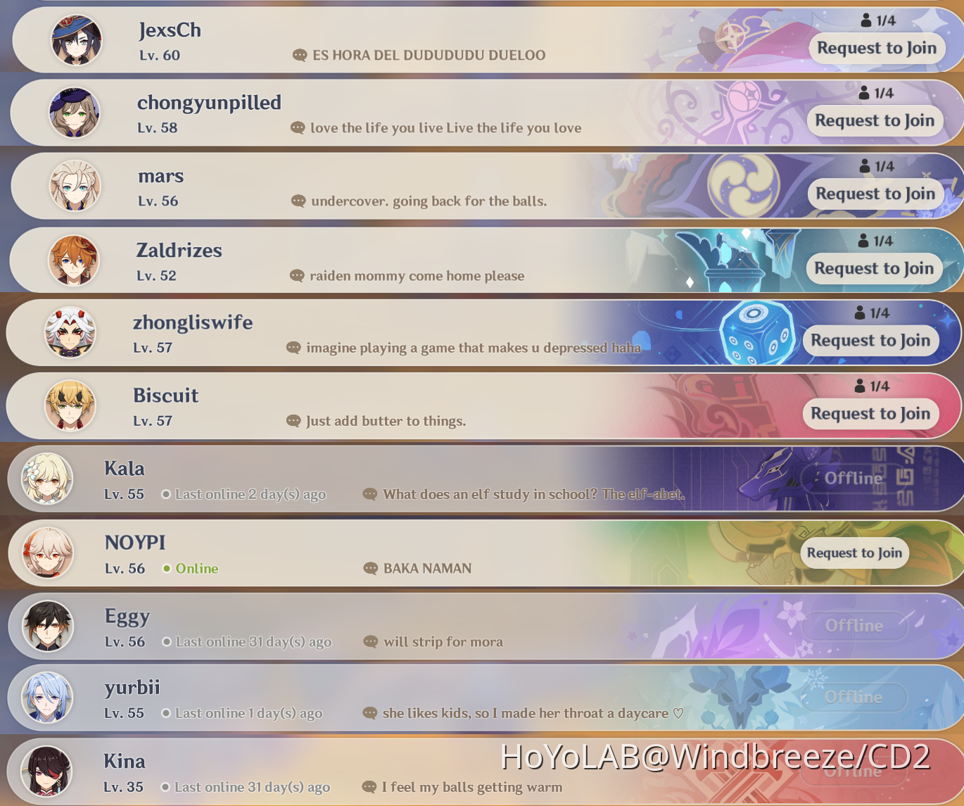 Some funny signatures I found today Genshin Impact | HoYoLAB