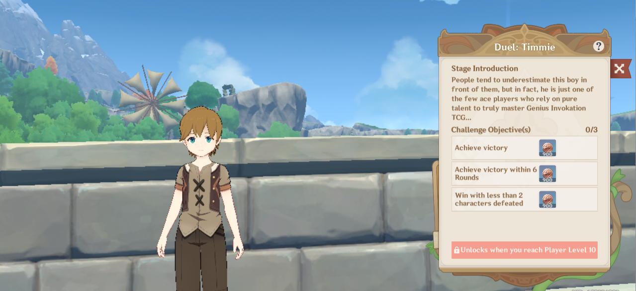 Timothy, The Mourner of Pigeons and Annihilator of Decks Genshin Impact ...