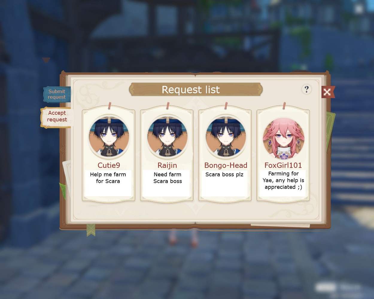 New mechanic suggestion - Mercenary Guild Genshin Impact | HoYoLAB