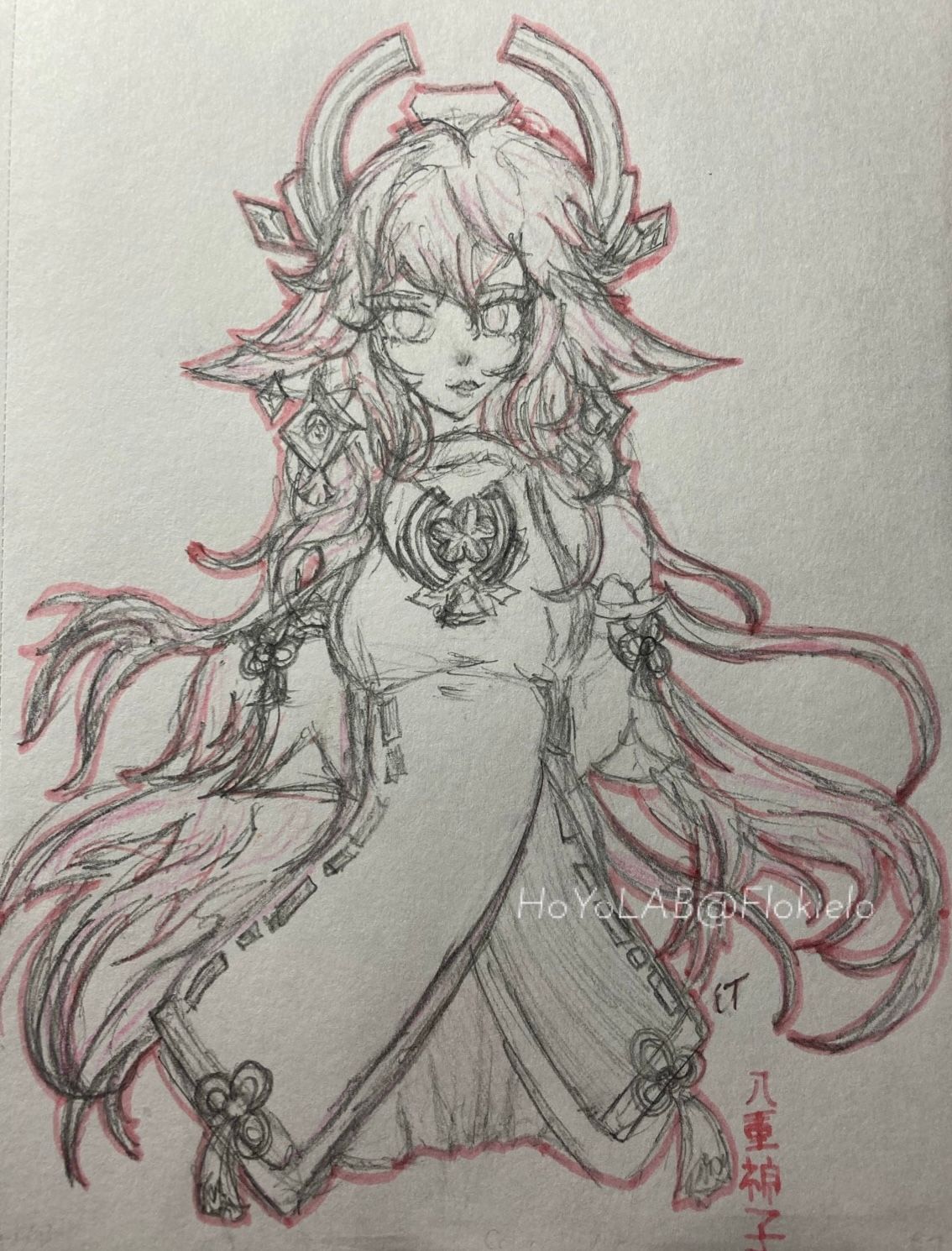 first post! some yae fanart! Genshin Impact | HoYoLAB