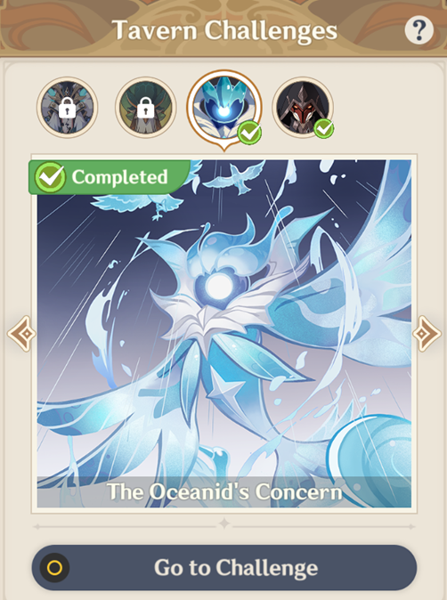 The Oceanid's Concern: Genius Invokation TCG Tavern Guest Challenge ...