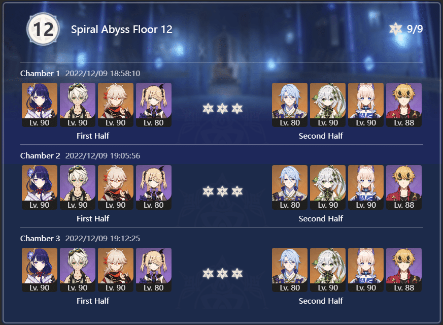3.2 Spiral Abyss | Raiden Hypercarry & Thoma Burgeon Team | Floor 12 | 9 Stars Genshin Impact ...