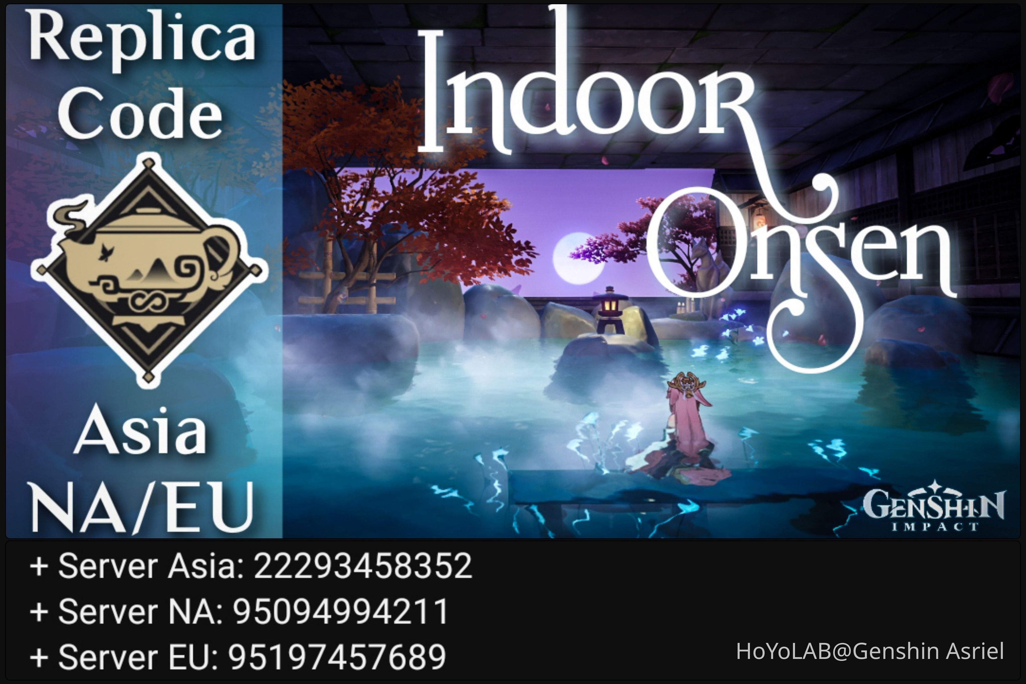 Indoor Onsen code for NA/EU Genshin Impact | HoYoLAB