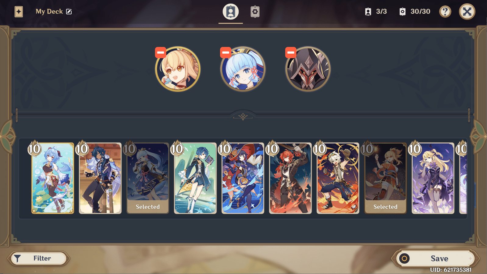 My Yoimia Team Genshin Impact | HoYoLAB