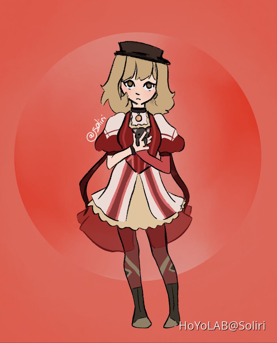 I drew Margaret as a Vision Holder! Genshin Impact | HoYoLAB