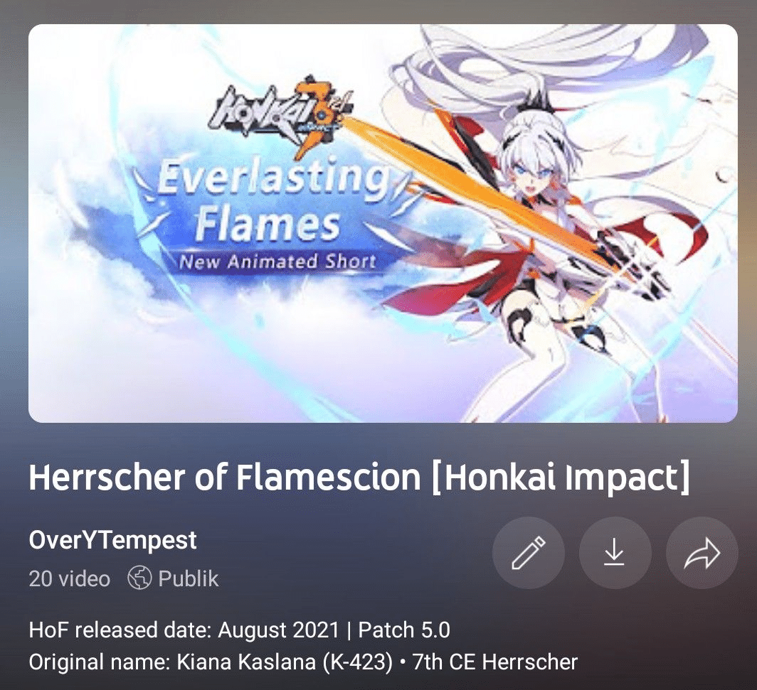 Playlist 3/3: List Herrscher Playable Honkai Impact 3rd | HoYoLAB