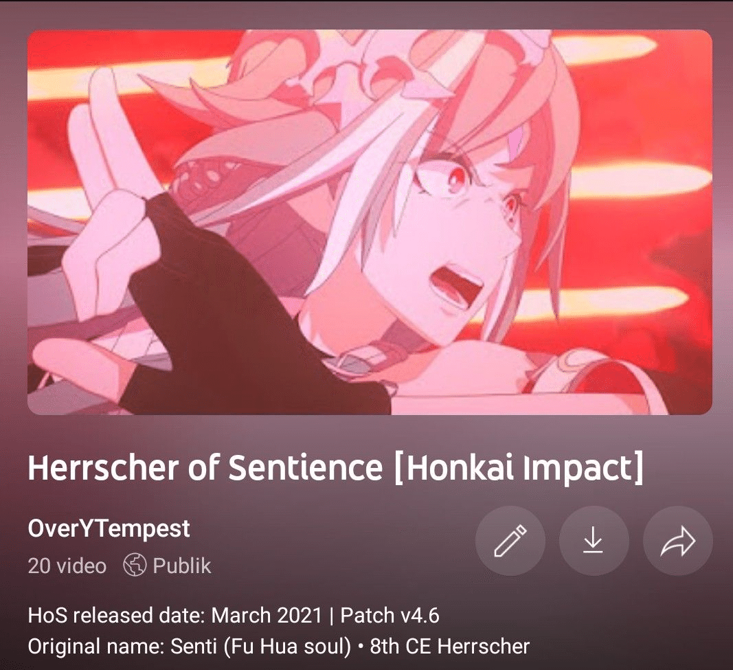 Playlist 3/3: List Herrscher Playable Honkai Impact 3rd | HoYoLAB