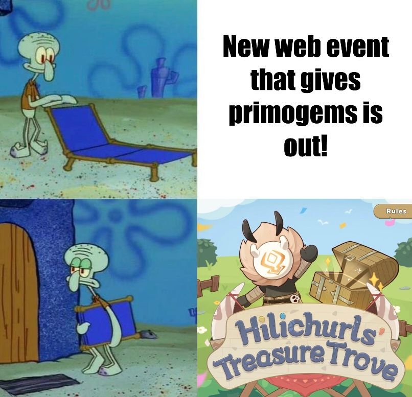 I love trying to outrace the bots for 20 primogems Genshin Impact | HoYoLAB