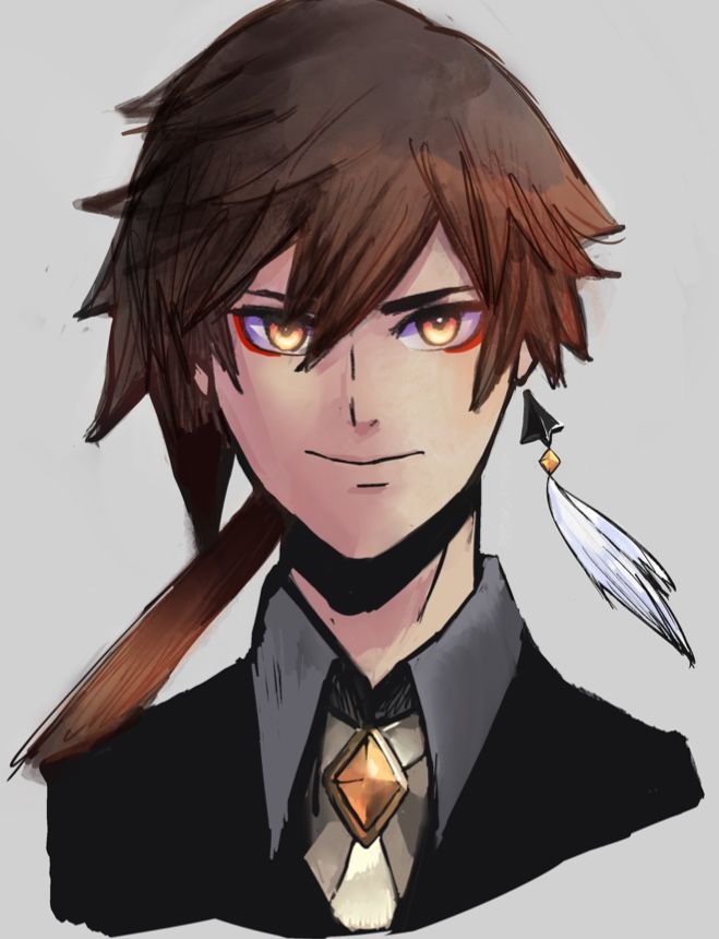 Zhongli Portrait Genshin Impact | HoYoLAB