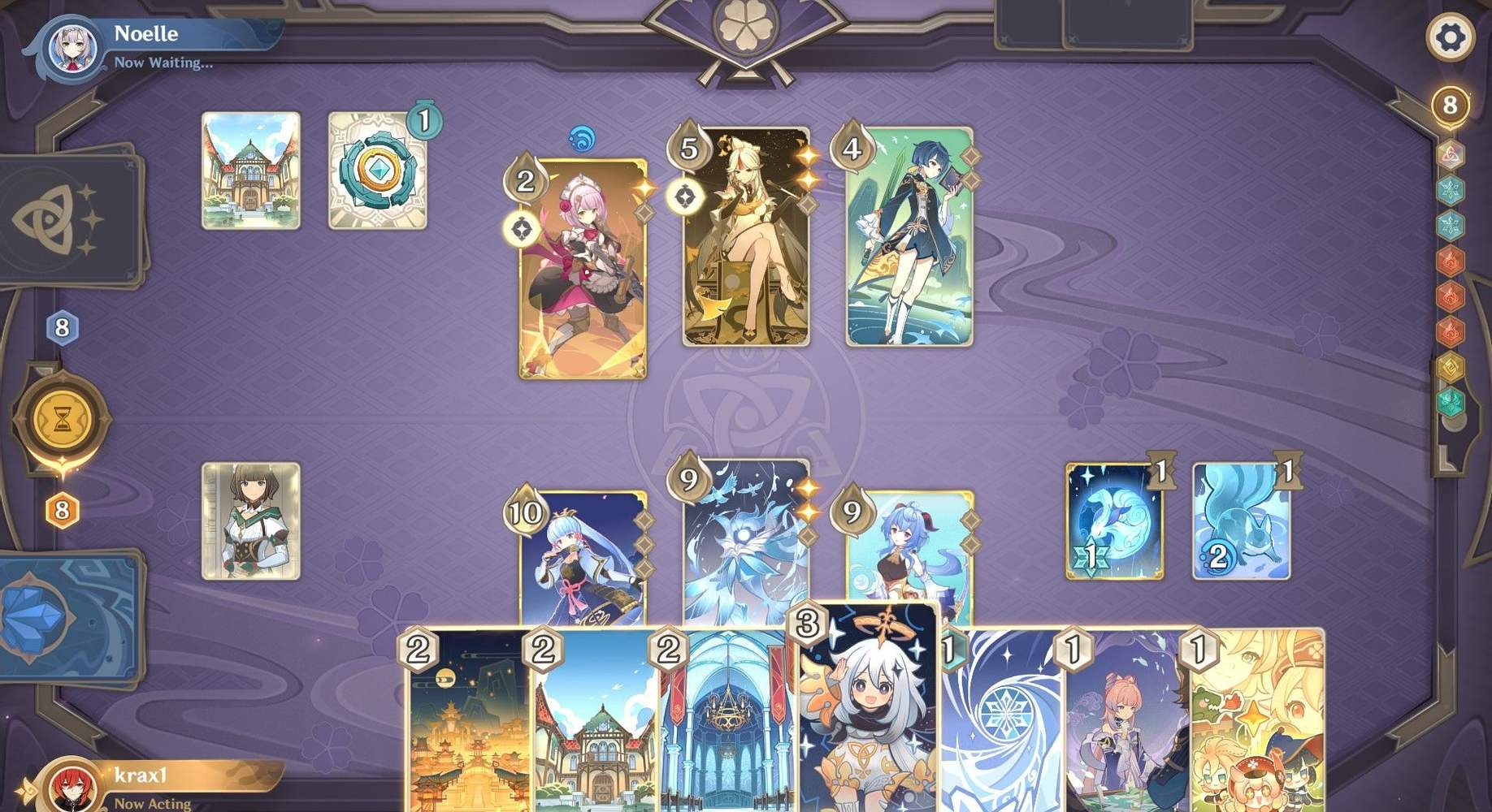 Genius Invokation TCG Tavern Guest Challenge Tips: Noelle Genshin ...
