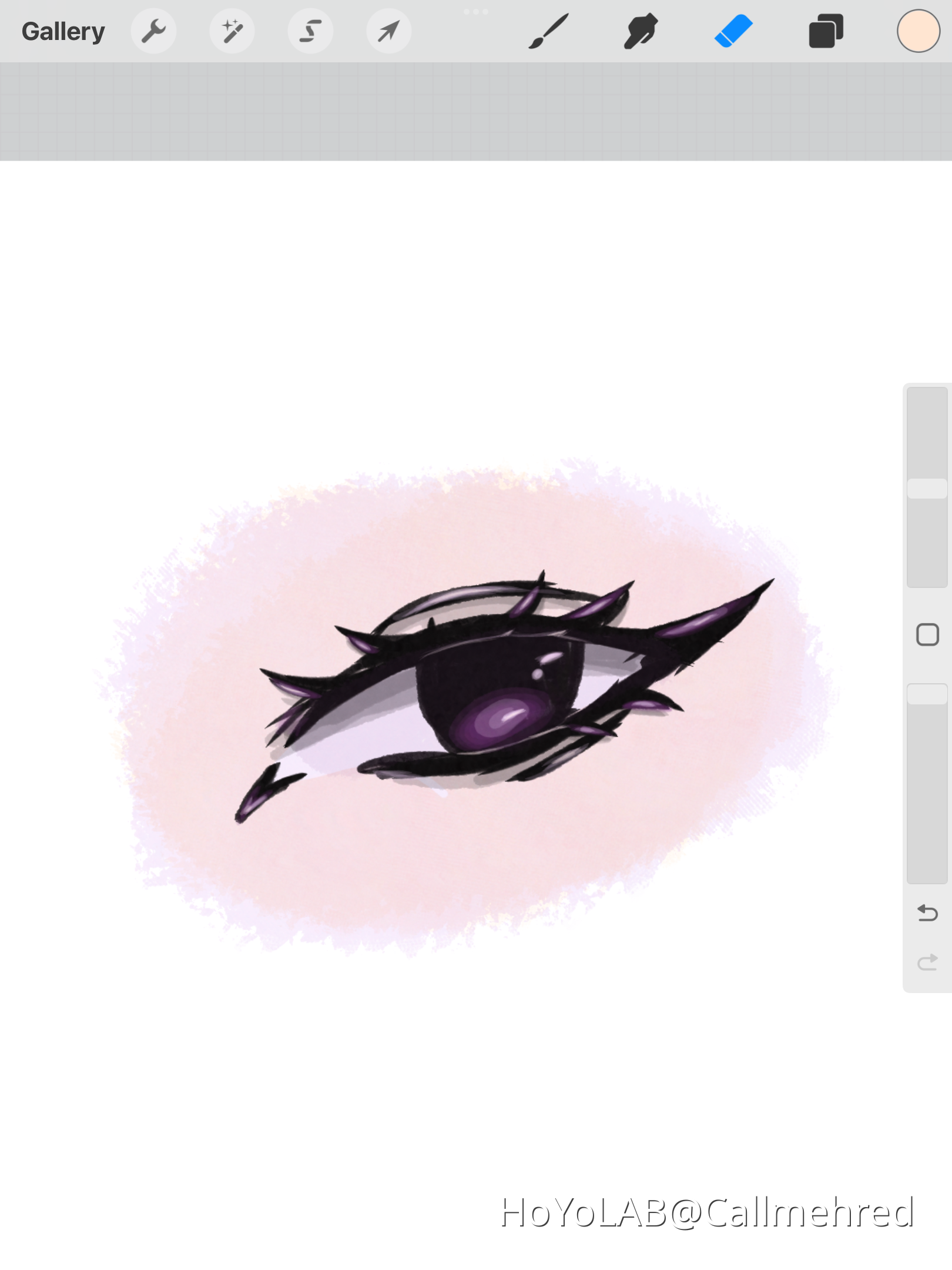 What I imagine shoguns eye would look like Genshin Impact | HoYoLAB