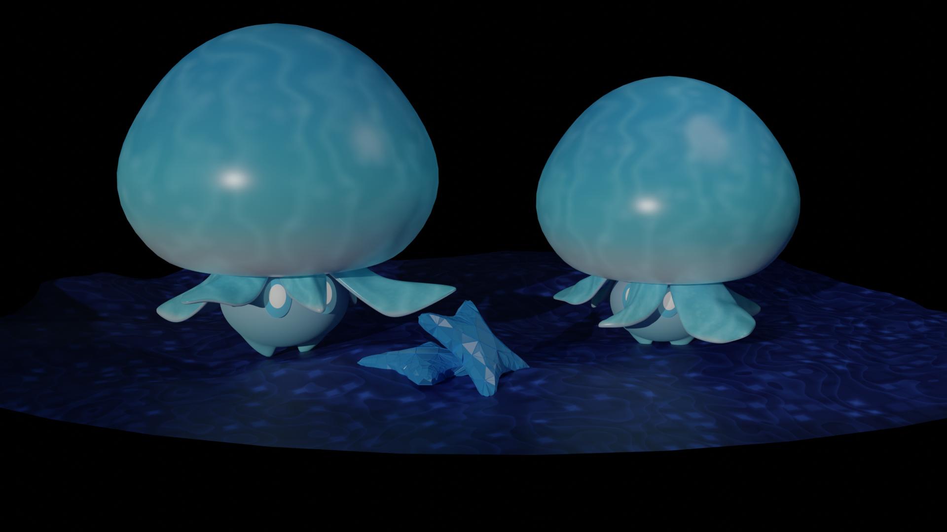 Hydro fungi Blender scene (cycles) Genshin Impact | HoYoLAB