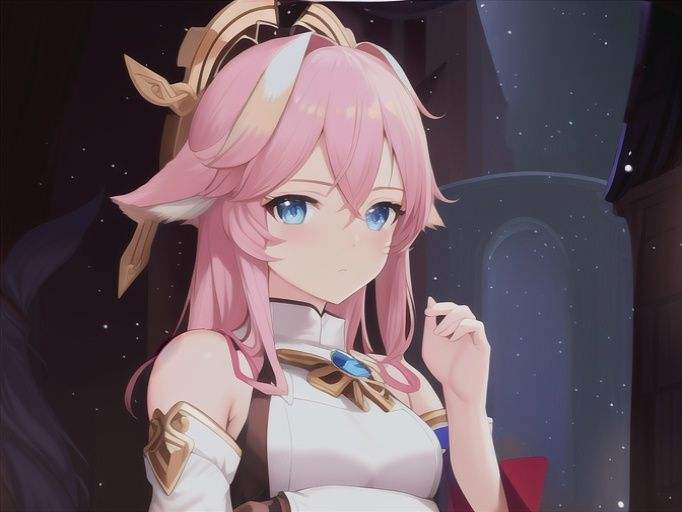 Yae Miko into AI Art