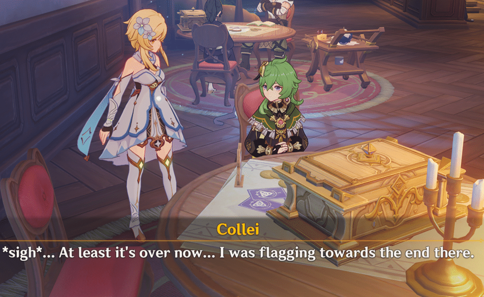 Genius Invokation TCG Tavern Guest Challenge Tips: Collei Genshin ...