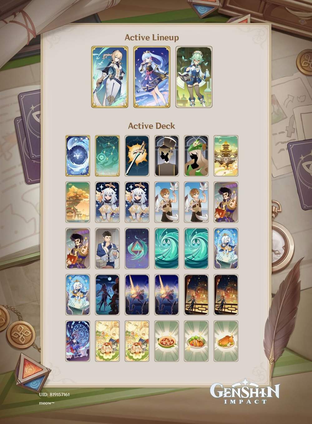 [Genius Invokation TCG] Deck Building: Anemo Resonance Genshin Impact ...