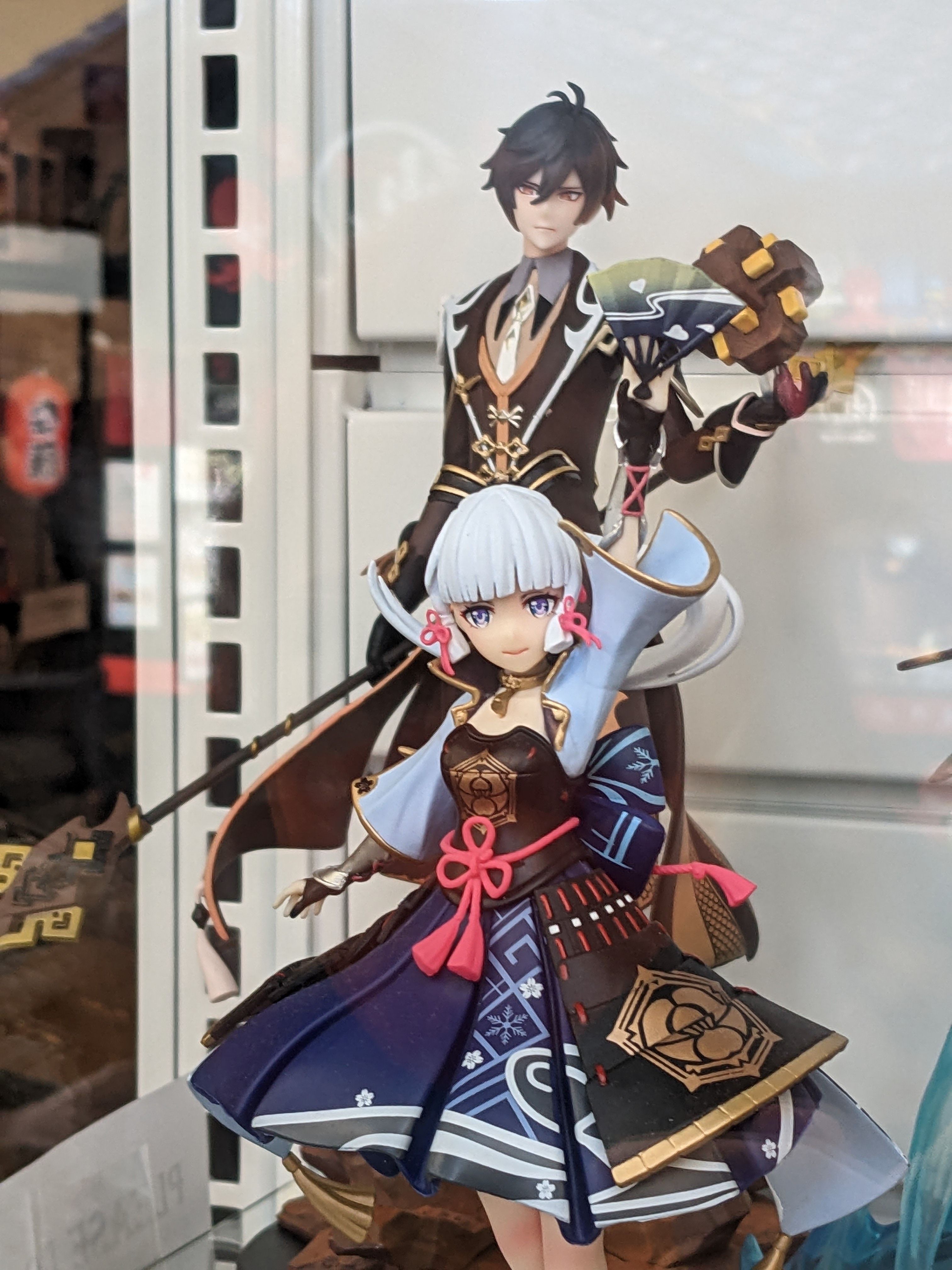 Some cool (and goofy) looking Genshin things I found at the mall ...