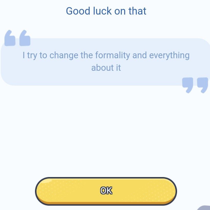 change the formality | HoYoLAB
