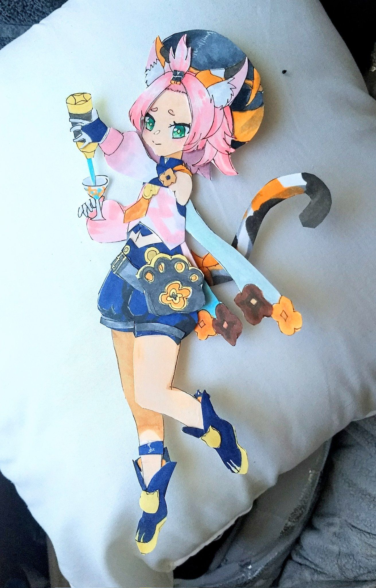 Diona paper figure >:D Genshin Impact | HoYoLAB