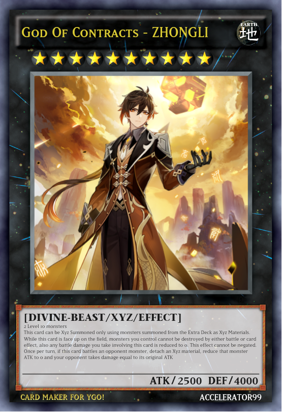 ZHONGLI TCG Genshin Impact | HoYoLAB