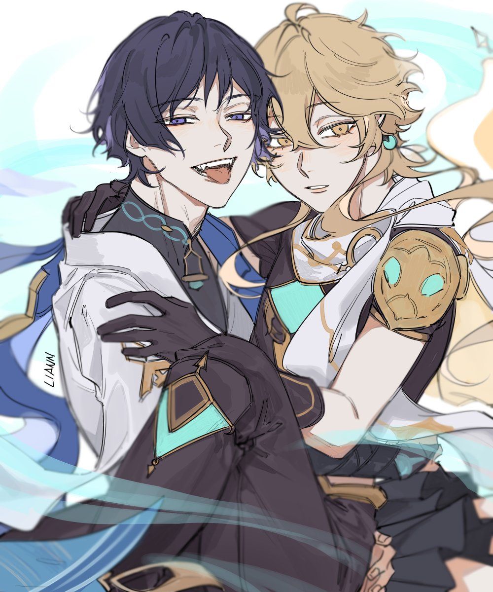 Wandere and Aether Genshin Impact | HoYoLAB