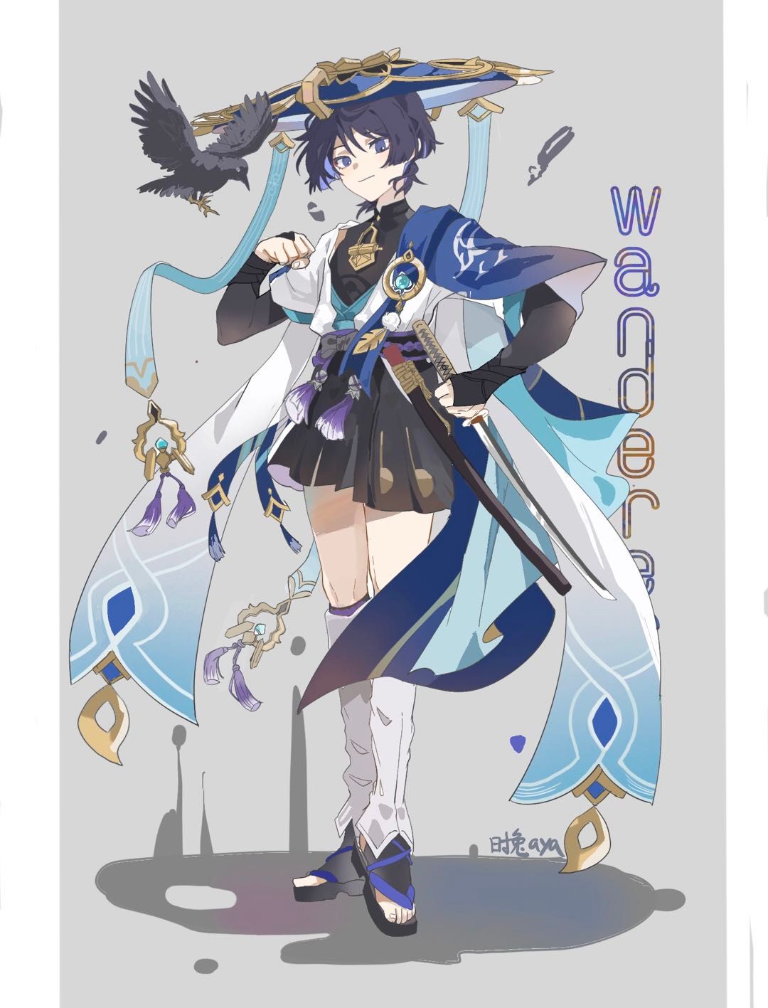 This fan art looks so cool!!! (not mine) Genshin Impact | HoYoLAB