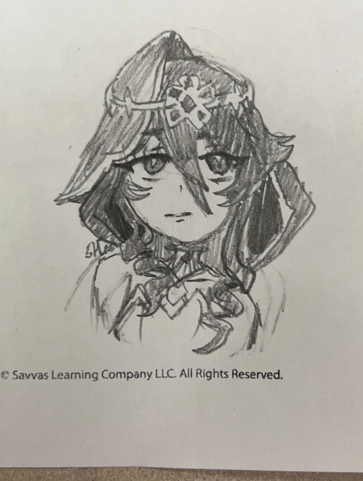 I drew Layla in my 2nd period Genshin Impact | HoYoLAB