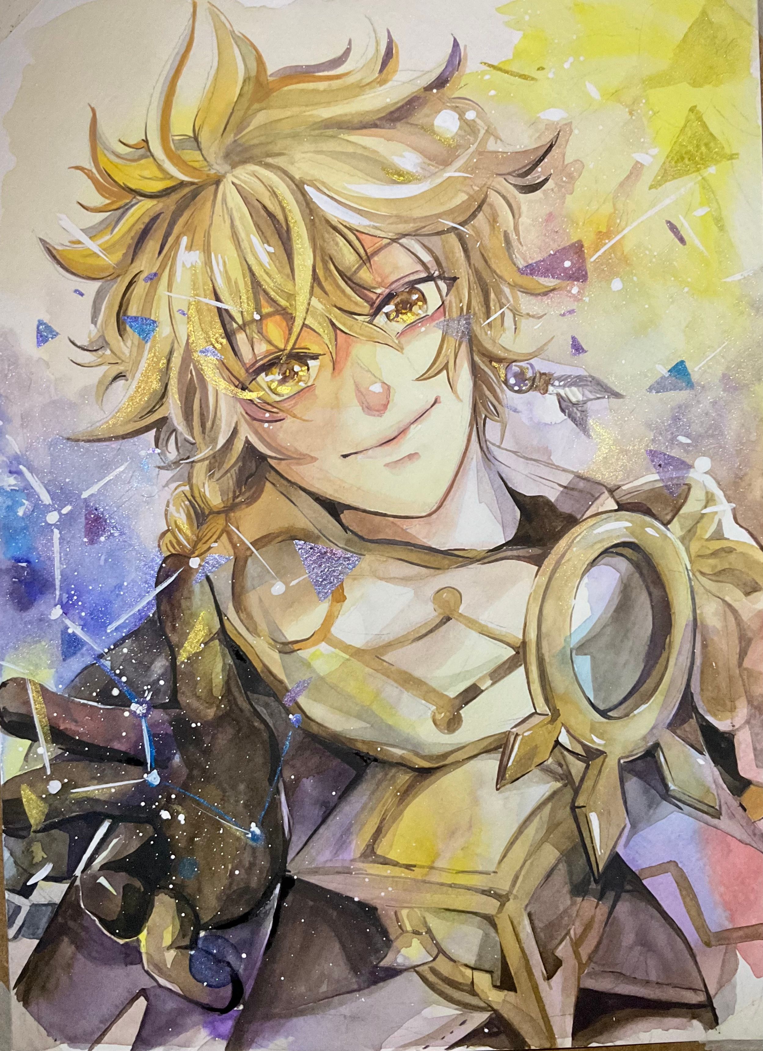 Aether Fan Art Genshin Impact | HoYoLAB
