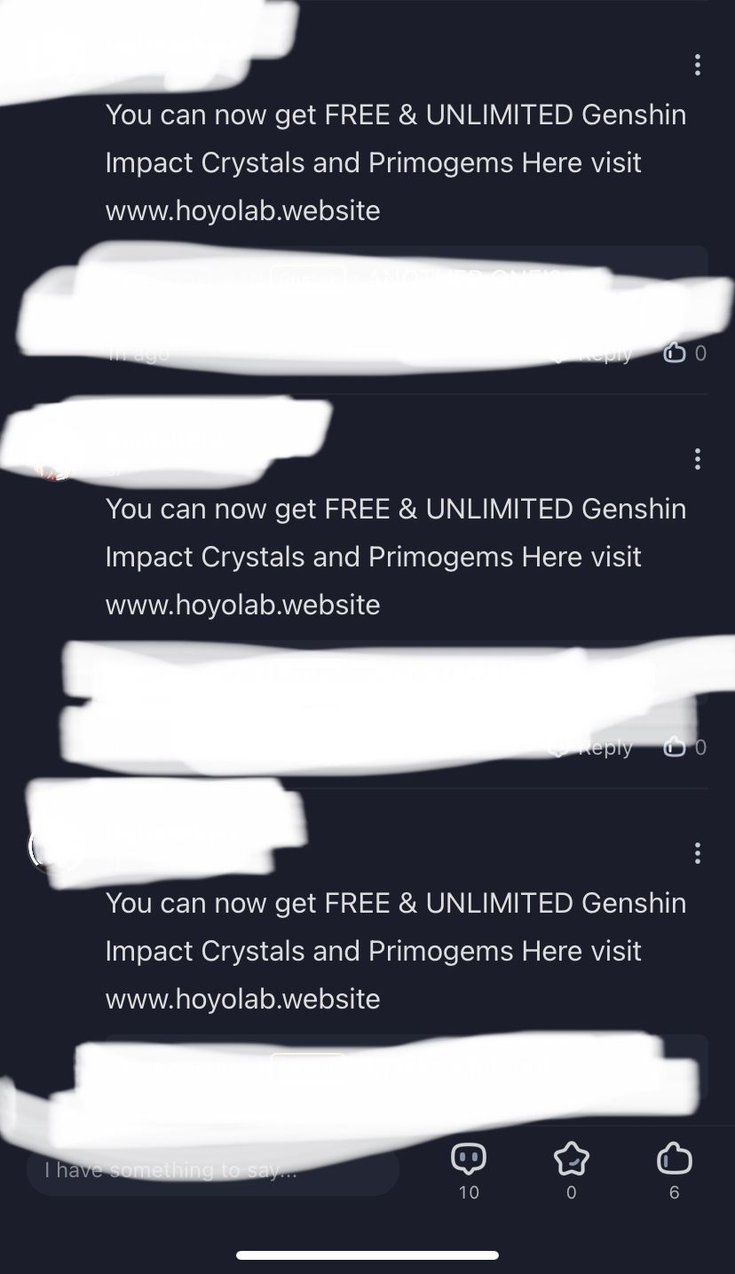 Spreading Awareness on a New Found Issue. | HoYoLAB