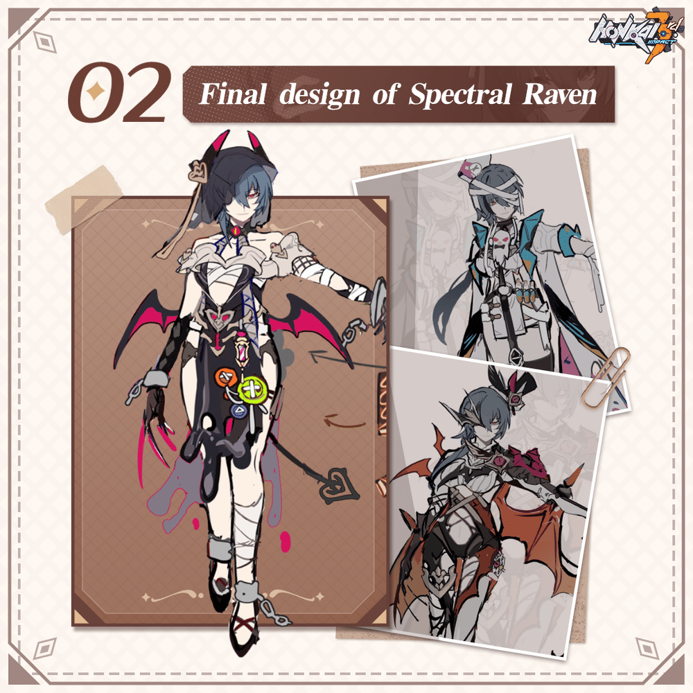 Typewriter Art Archives | Spectral Raven Designer Interview Honkai ...