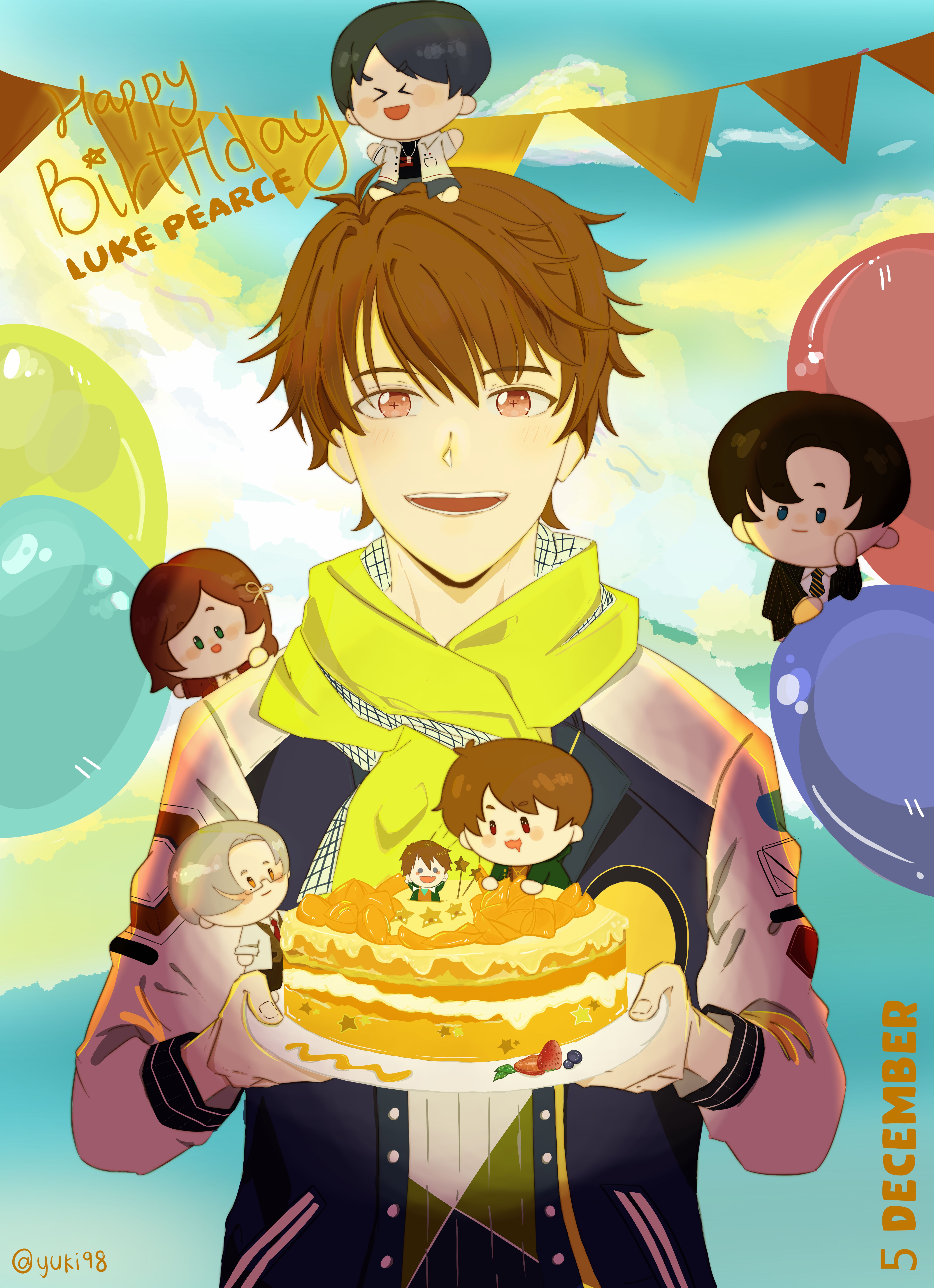 Happy birthday luke Pearce! 💛🎂 Tears of Themis | HoYoLAB