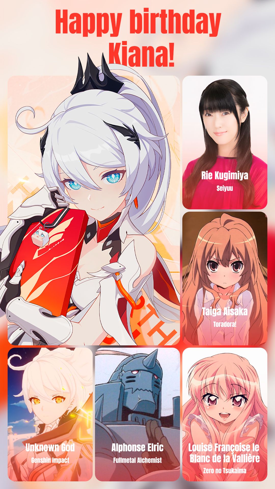 Happy birthday Kiana! / ¡Feliz cumpleaños Kiana! Honkai Impact 3rd ...