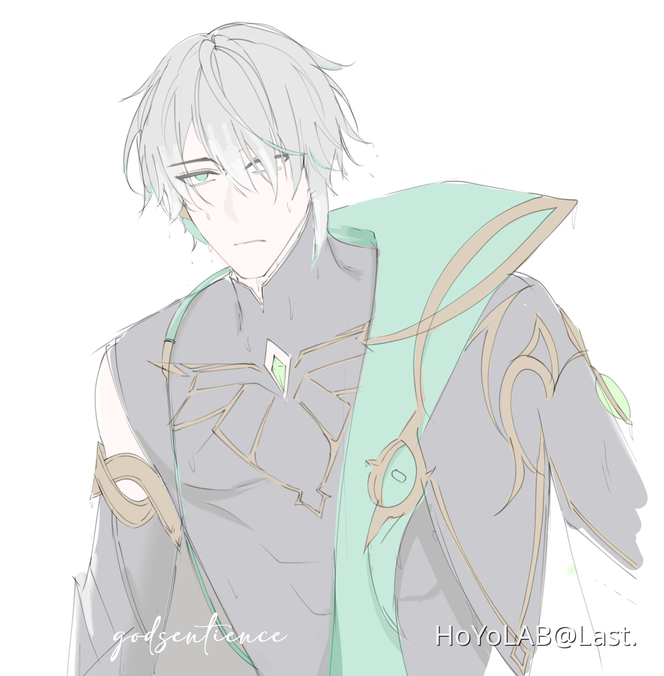 Fanart 】 Scribe on wet status Genshin Impact | HoYoLAB