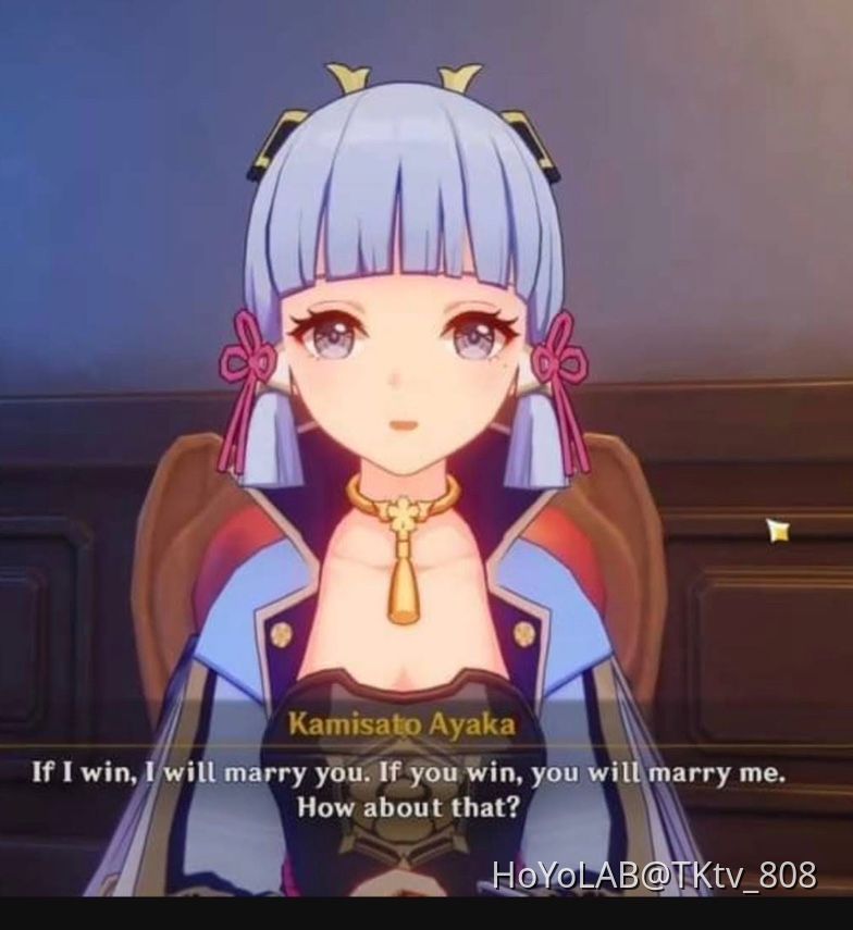 Just another day as a down bad Ayaka main Genshin Impact | HoYoLAB