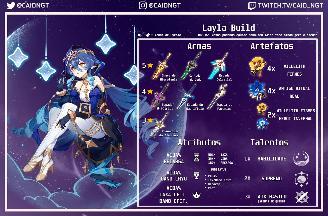 Layla Build - Build de Personagem Genshin Impact | HoYoLAB