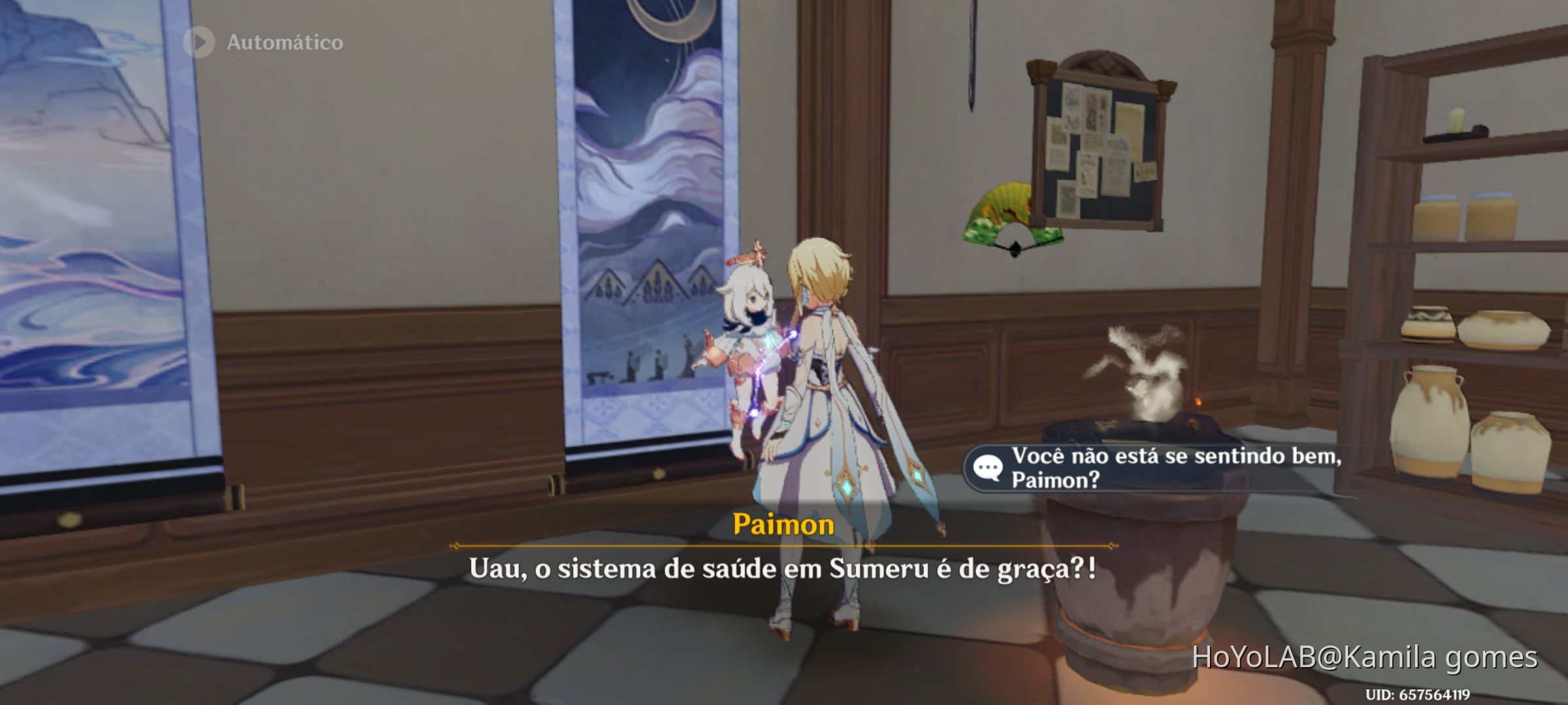 Paimon descobrindo o SUS Genshin Impact | HoYoLAB