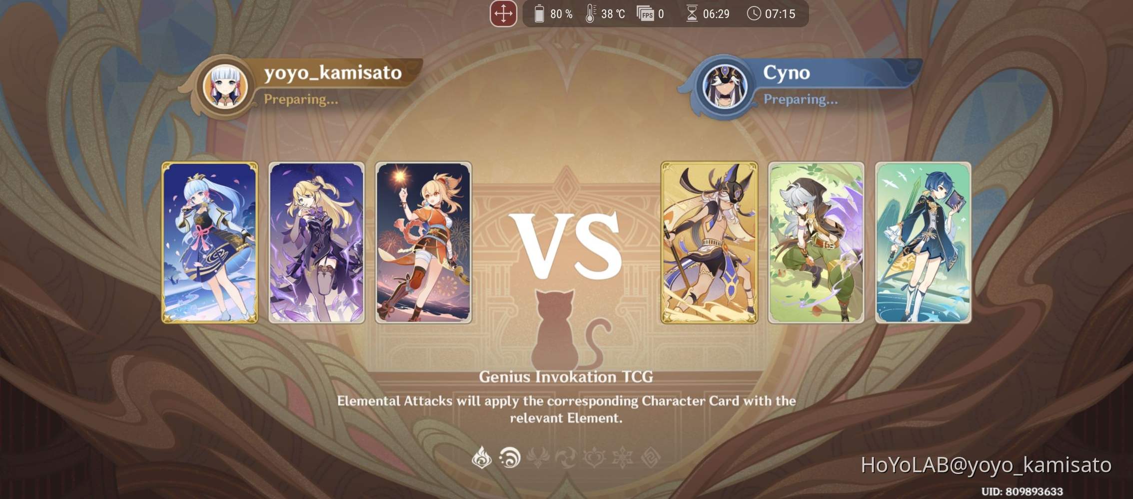 Genius Invokation TCG Tavern Guest Challenge Tips, Cyno and his Lackeys ...