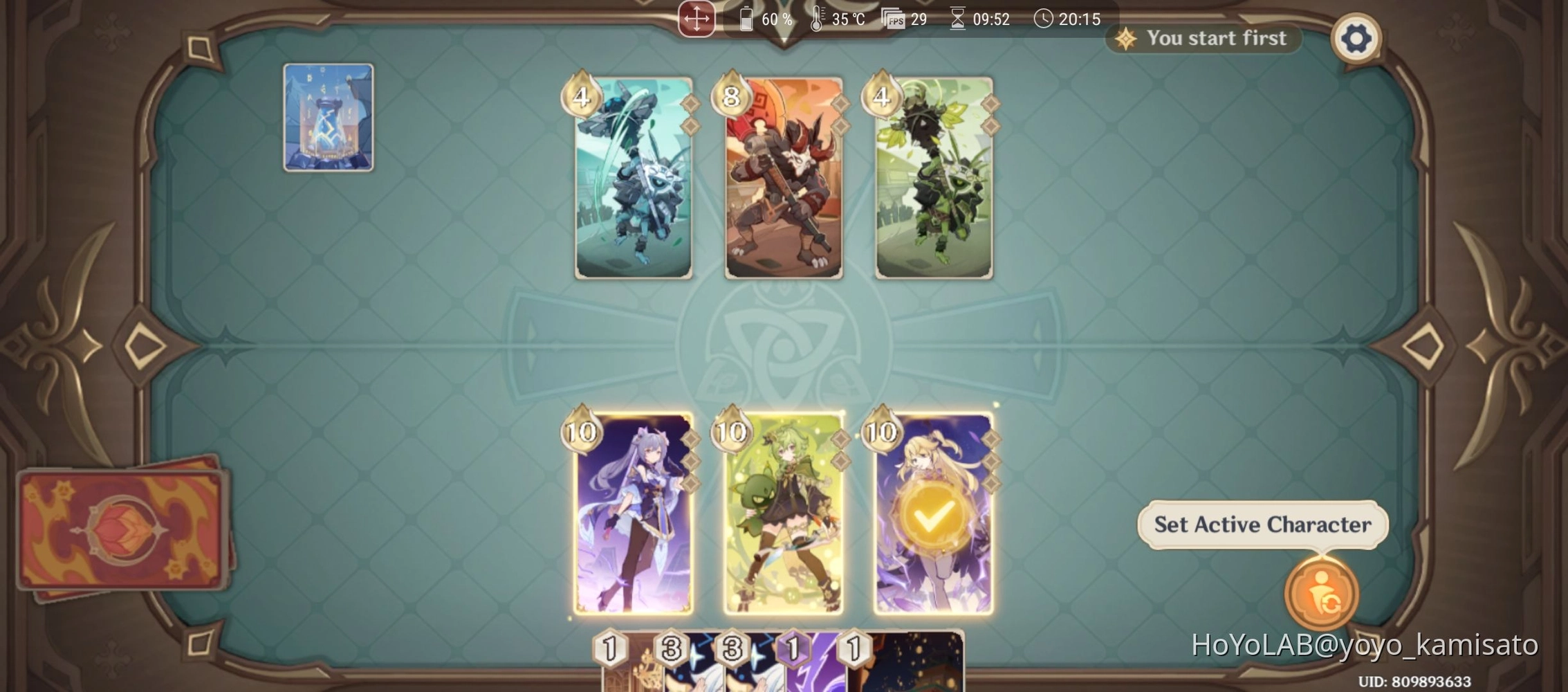 Genius Invokation TCG Tavern Guest Challenge Tips, Cyno and his Lackeys ...