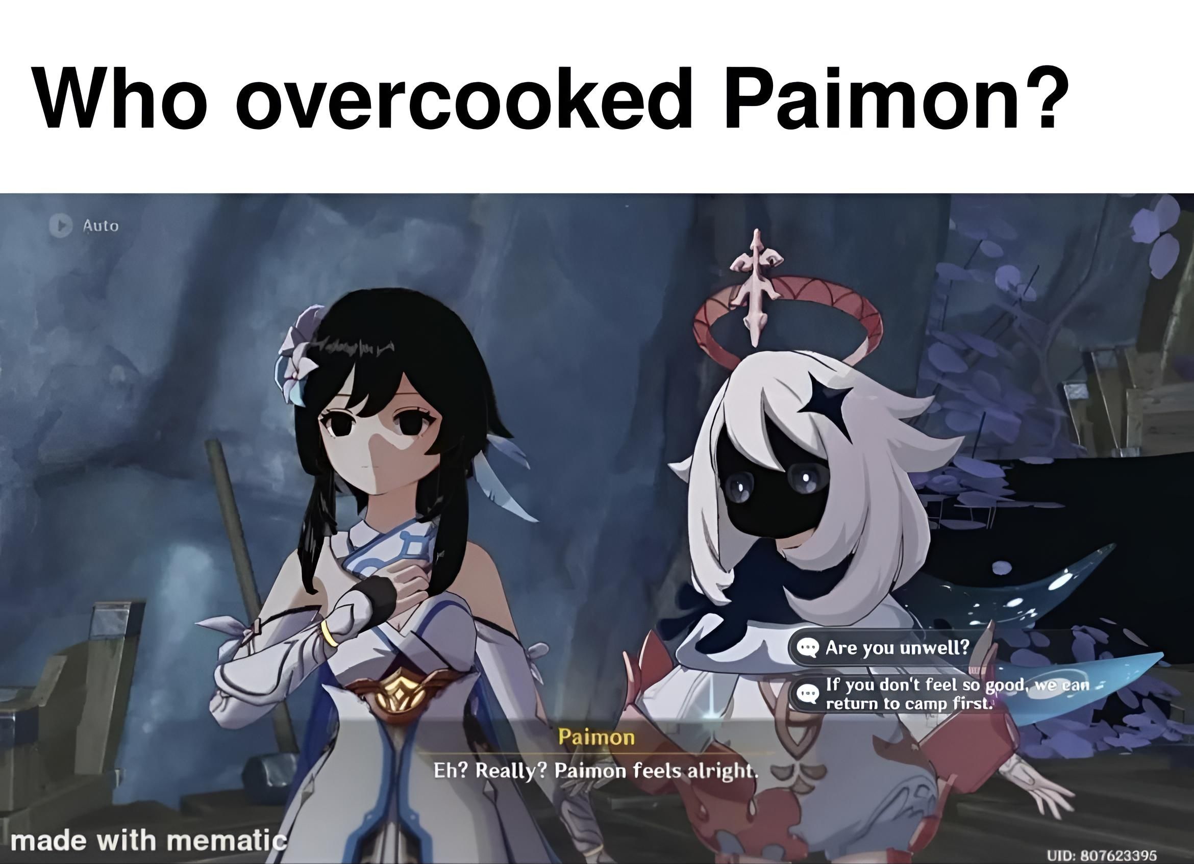 When Lumine and Paimon stepped into Dark Mud in Chasm Genshin Impact ...